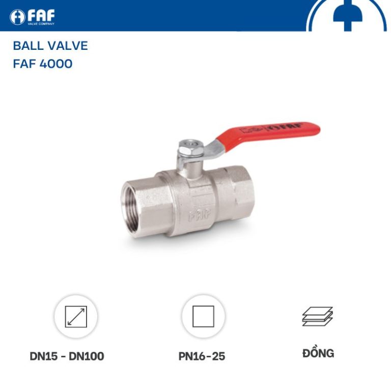 Van bi đồng nối ren FAF 4000 - FAF Valve Việt Nam - Địa Chỉ Phân Phối ...